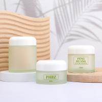 China Customized Logo Cream Glass Jars 200g 150g For Cosmetic Packaging for sale
