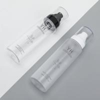 China Cylinder Round Shape Plastic Spray Bottle 120ml 150ml For Essence Toner for sale