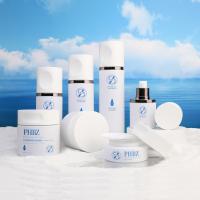China 30g 50g 100g Cosmetic Packaging Set With Glass Material Round Shape Customized Color for sale