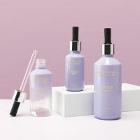 China 30ml 50ml 100ml Serum Oil Dropper Bottles Purple Frosted Customizable Color for sale