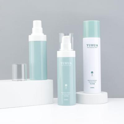 China Empty PET Eco Friendly Spray Pump Bottle Set  100Ml 120Ml 150Ml Custom Logo for sale