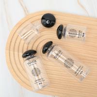 China Mushroom Lid PET Plastic Packaging Bottles Cylinder Toner Shampoo Bottles 80ml 100ml 150ml for sale