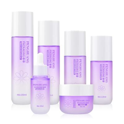 China PETG Pump Serum Dropper Bottle For Cosmetic Packaging Silk Screen Printing for sale