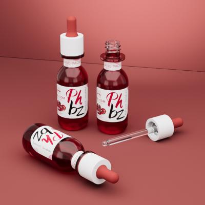 China Non - Toxic Glass Serum Toner Essence Oil Bottle For Cosmetic Packaging for sale