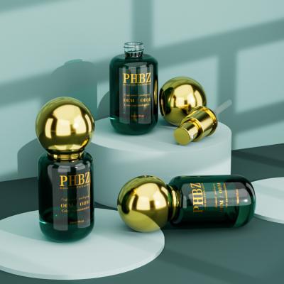 China Customized Liquid Foundation Bottles Glass Skincare Packaging Leak Proof 1.01oz for sale