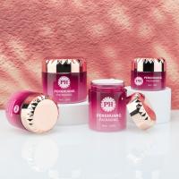 China Customized Logo Glass Cream Jars For Skincare Packaging 50g 60g 100g for sale