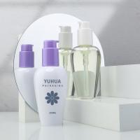 China SGS Clear White Plastic Toner Bottle Custom Logo Lotion Pump Bottle for sale