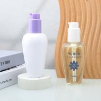 China SGS Clear White Plastic Toner Bottle Custom Logo Lotion Pump Bottle for sale