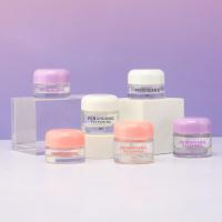 China OEM 5g 10g Sample Cream Glass Jars with Screw Cap Hot Stamping for sale