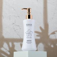 China Round Plastic Toner Shampoo Bottle 200ml Empty Lotion Pump Bottle for sale