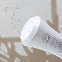 China Hot Stamping White 300ml Plastic Lotion Bottle With Screw Cap for sale