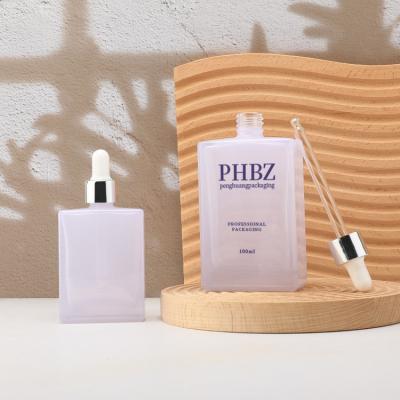 China Skincare Packaging 30ml Glass Serum Dropper Bottles For Essential Oils for sale