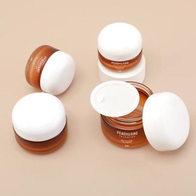 China Custom Plastic Packaging Jars With Mask  Screw Or Flip Cap for sale