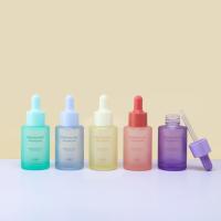 China 45ml Dropper Cap Oil Serum Bottle Clear Pallet Packaging for sale