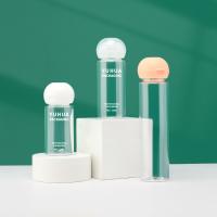 China Carton Packaging Makeup Toner Bottle 15ml 20ml 30ml Cosmetic Plastic Flip Cap Bottle for sale
