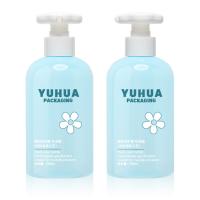 China Round 300ml Plastic Shampoo Bottle With Pump ODM for sale