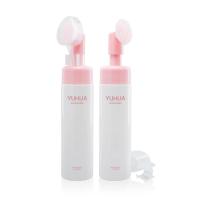 China Cylinder Shape Plastic Packaging Bottles Hot Stamping for sale