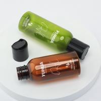 China Customized PETG Cosmetic Flip Cap Bottle Silk Screen for sale