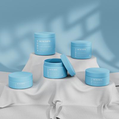 China Plastic Packaging Round Cosmetic Skincare PP Cream Jar 180g 240g 300g 360g 480g for sale