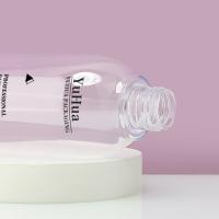 China Custom Logo Plastic Packaging Bottles Clear Round Plastic Shampoo Bottle 250ml 400ml for sale