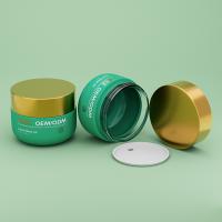 China OEM ODM Empty Matte Cosmetic Cream Jar 100g Glass Body Butter Jar With Lid for sale