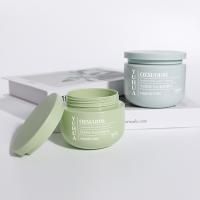 China Round Matte Plastic Packaging Jars 550ml PET Wide Mouth Body Butter Cream Jar for sale