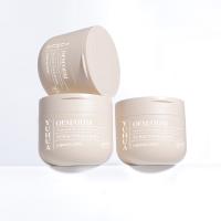 China OEM ODM Double Wall Plastic Cream Jar 200ml Empty Round PP Matte Hair Care Mask Container Jar for sale