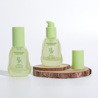 China Customized Logo 1oz 30ml Skincare Packaging Container For Serum Lotion And Foundation for sale