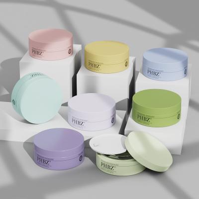 China Custom Logo 100G Glass Jars For Face Cream Body Scrub Facial Mask With Lid for sale