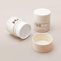 China Eco-Friendly 50g Round Rotating Makeup Body Butter Container Cream Jar With Lid for sale