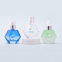 China 30ml 1oz Luxury Glass Serum Lotion Bottle For Skincare Packaging for sale