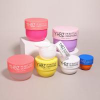 China Wholesale Butter Cream Jar 50/75/100/150/200/300/500g Wide Mouth Round Body Scrub Containers for sale