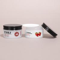 China Customizable Round Plastic Cream Jars For Skincare Packaging Body Butter Jar With Screw Cap for sale