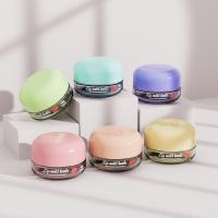 China 10g Clear Glass Face Cream Jars with Silver Screw Lid for Eye Cream for sale