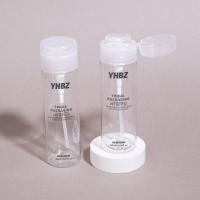 China Clear Push Top Plastic Bottle For Nail Polish Remover Makeup Remover Toner for sale