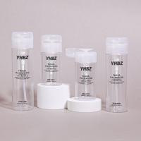 China 100ml-500ml Customizable Round Plastic Bottles For Liquid Remover And Makeup Toner for sale