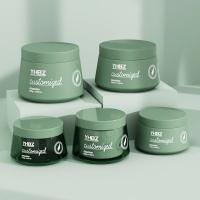 China Matte Plastic Cream Jar 150ml 250ml 350ml 500ml Empty Cream Containers for sale