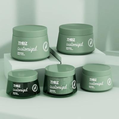 China Matte Plastic Cream Jar 150ml 250ml 350ml 500ml Empty Cream Containers for sale