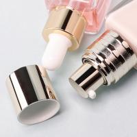 China Square Stransparent Foundation Glass Bottle 15ml Sample Size Cosmetic Lotion Bottle for sale
