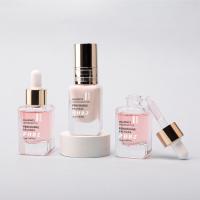 China Serum Hair Oil Bottles15ml Cosmetic Packaging Square Liquid Foundation Bottles for sale