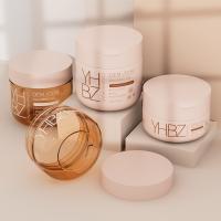 China Body Butter Container 100g 200g Customized Plastic Cream Jar With Screw Cap for sale