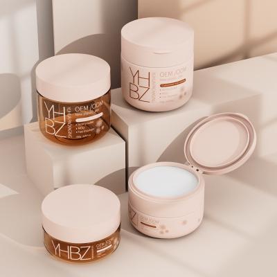 China Body Butter Container 100g 200g Customized Plastic Cream Jar With Screw Cap for sale