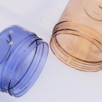 China 100g 200g Plastic Packaging Jars Eco-Friendly Cosmetic Plastic Jar With Lid for sale