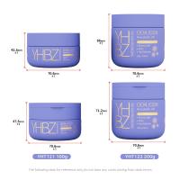 China 100g 200g Plastic Packaging Jars Eco-Friendly Cosmetic Plastic Jar With Lid for sale