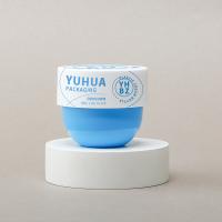 China 30ml 50ml Plastic Cosmetic Jar Eco Friendly Pp Body Butter Cream Jar With Flip Cap Jar for sale