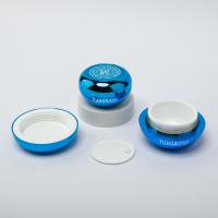 China Custom Cosmetic Jar 30g 50g Luxury Screw Top Plastic Cream Jar For Skincare Packaging for sale
