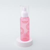 China Custom Toner Cosmetic Spray Bottle Clear Cylinder PET Spray Bottle For Moisturizing Toner for sale