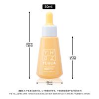 China Wholesale Silk Screen Printing Serum Dropper Bottles 50ML Customizable Plastic Essence Oil Bottle for sale