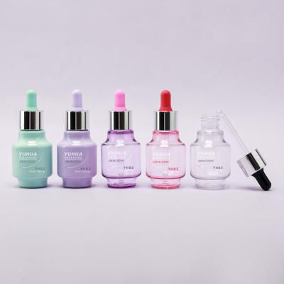 China 50ml Capacity Serum Dropper Bottles with Customized Silk Screen/Hot Stamping/Labeling Printing Time 15-20 Days for sale