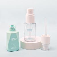China Sunscreen Spray Clear PET Plastic Spray Bottle for Moisturizing Benefits for sale